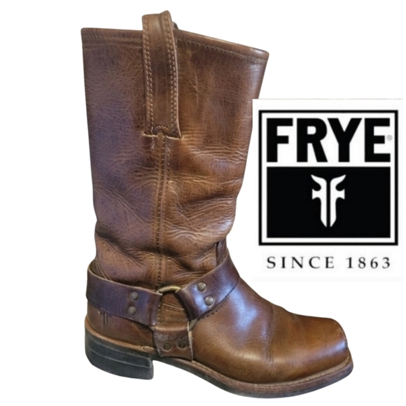 Frye | Shoes | Mens Frye Handcrafted Leather Boots Size 7 Well Cared ...